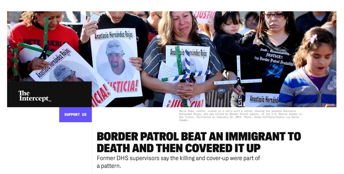 GAO report on Border Patrol Critical Incident Team coverups is a joke.